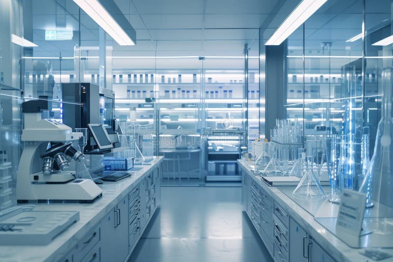 Advanced Pharmaceutical Lab with AR Drug Modeling Highprecision ...