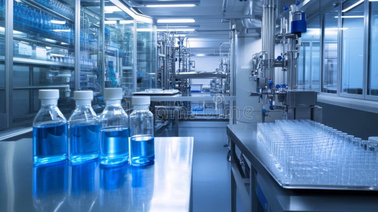 Advanced Pharmaceutical Lab Utilizing Continuous Manufacturing ...