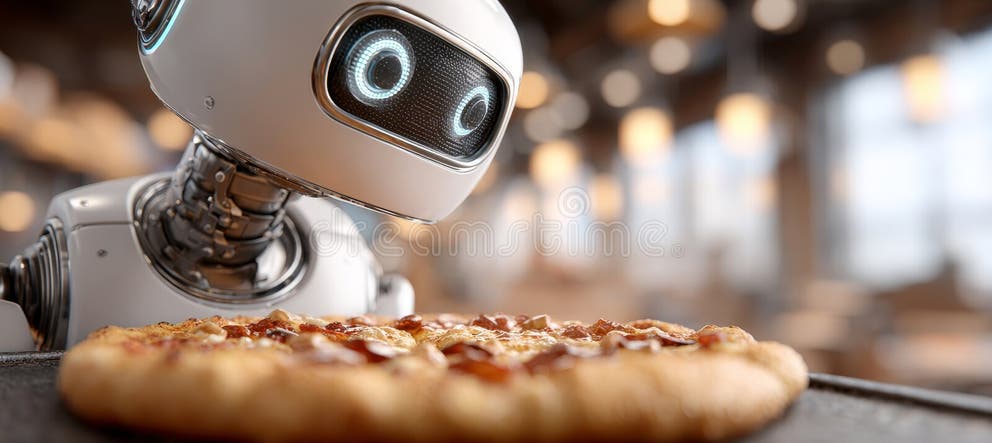 Advanced Pizza-Making Robot Efficiently Prepares Fresh Pizzas in a High ...