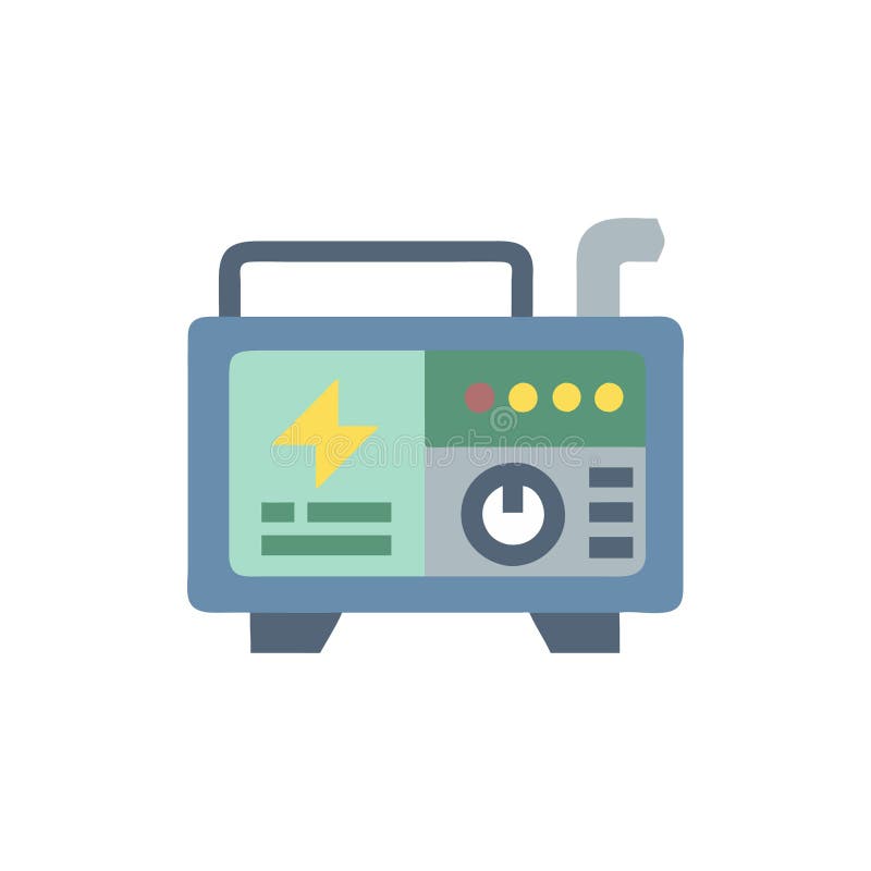 Advanced Power Generator Icon Design Stock Photo - Illustration of ...