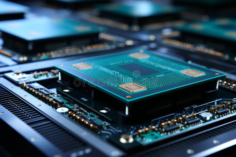 Advanced Printed Circuit Board Workshop with High-tech Automated Chip ...