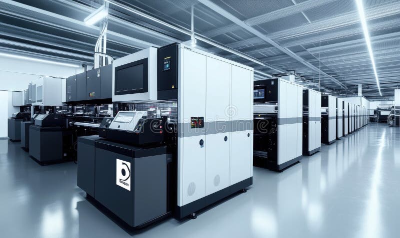 Advanced Printing Technology Equipment in Modern Manufacturing Facility ...