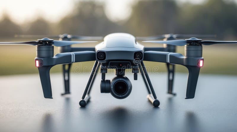 Advanced Quadcopter Drone Ready for Flight with High-Resolution Camera ...
