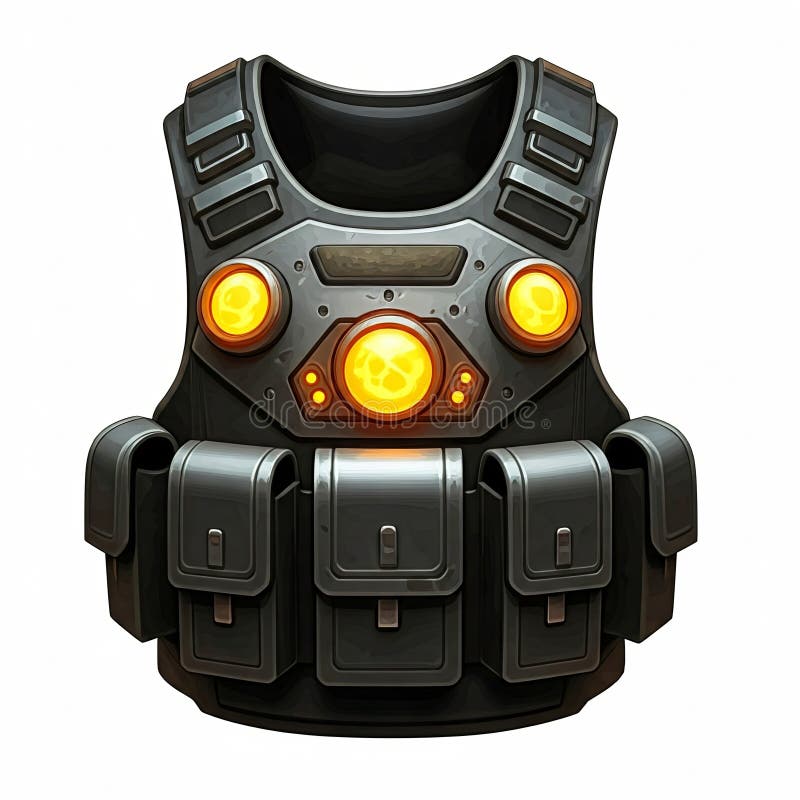 Advanced Quantum Battle Armor Stock Illustration - Illustration of ...