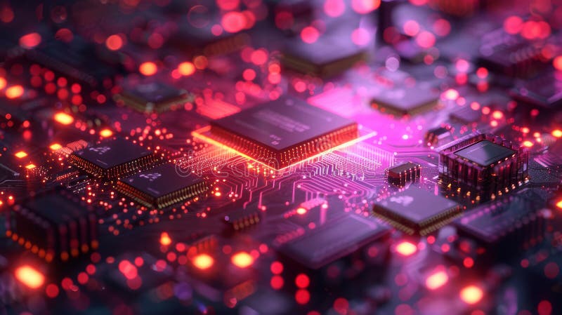 Advanced Quantum Computer Chips in a High Fidelity Simulation of Data Processing Stock ...