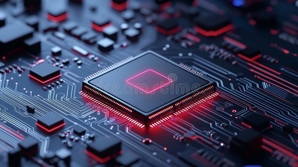 An Advanced Quantum Computer Showcasing Its Advanced Architecture and ...