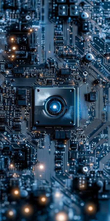 Advanced Quantum Computing Innovative Electronic Circuit Board for High-Performance Systems ...