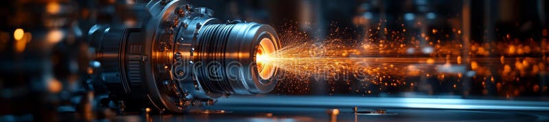 Advanced Quantum Machine Using Photons in a Lab Environment Stock ...