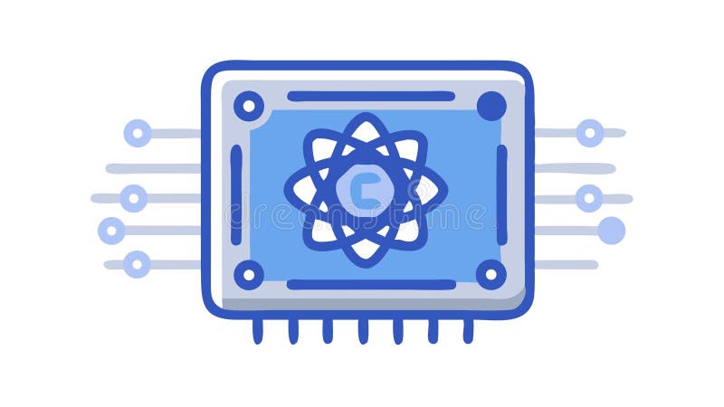 Advanced Quantum Processor Chip Stock Illustrations – 2,342 Advanced ...