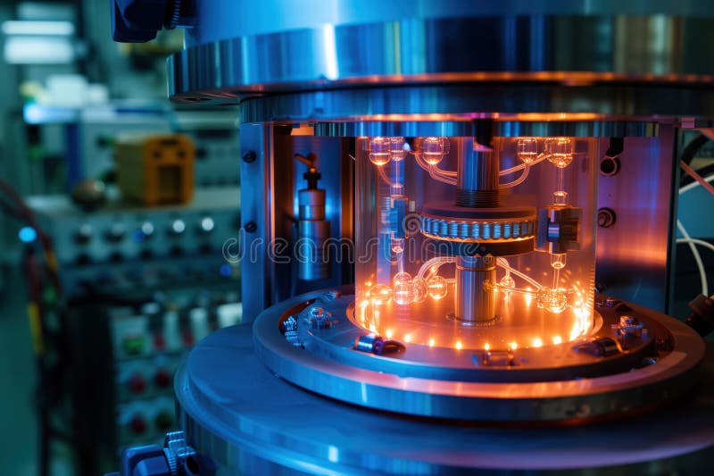 Innovative Quantum Thermal Reactor Equipment with Glowing Components ...