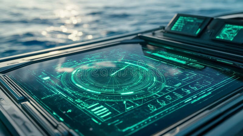 Advanced Radar Interfaces for Military Aircraft Stock Image - Image of ...