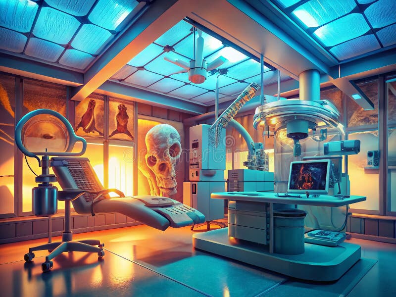 Modern Operating Room XRay a Detailed View of Surgical Anatomy for ...