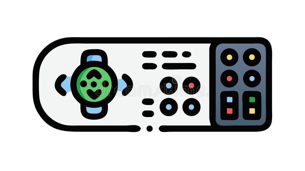 Advanced Remote Control Icon for Smart Devices, Vector Design ...