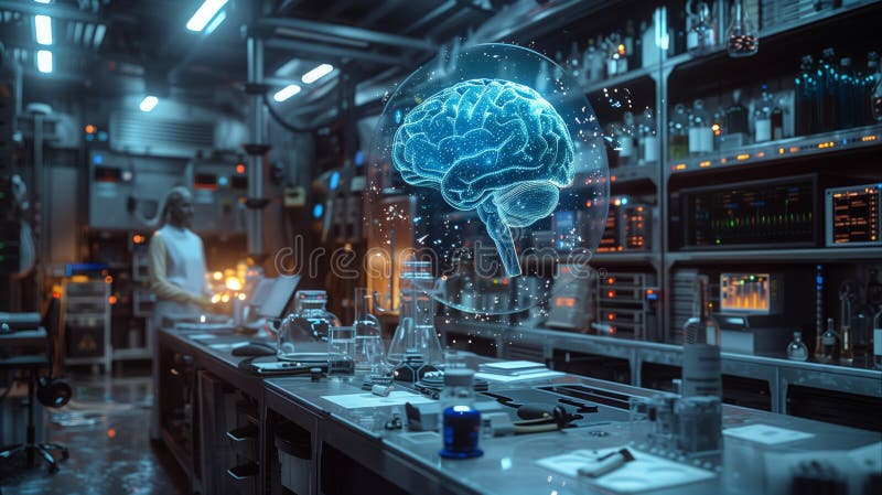 Advanced Research in a Modern Laboratory with Innovative Brain ...