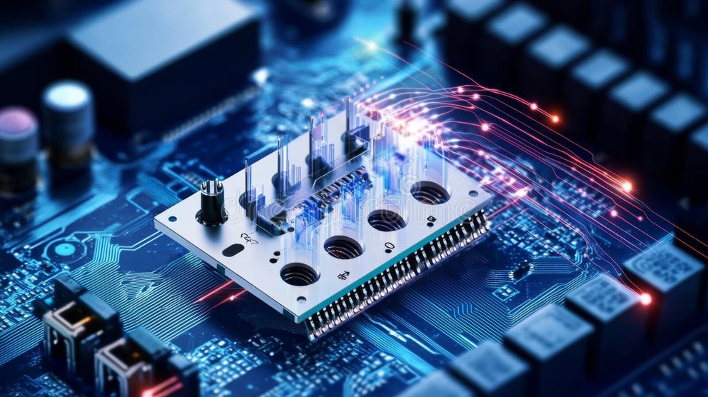 Advanced RF Switch IC for Wireless Communication Technology Stock ...