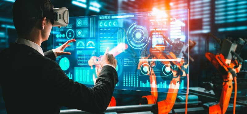 Advanced Robot Arm System for Digital Industry and Factory Robotic ...