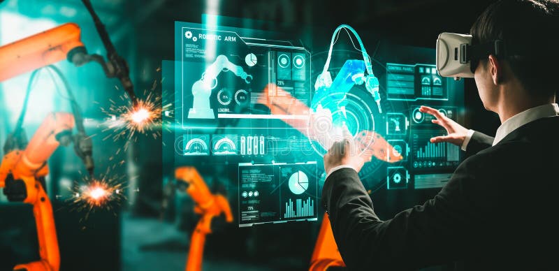 Advanced Robot Arm System for Digital Industry and Factory Robotic ...