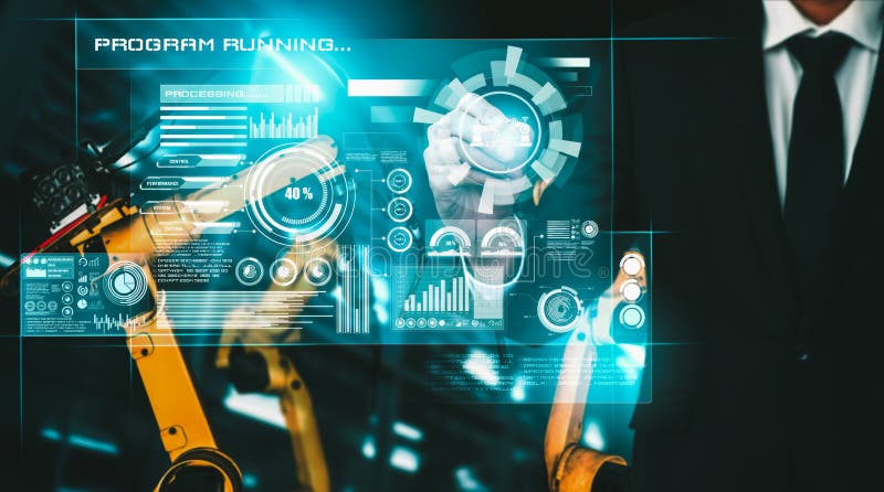 Advanced Robot Arm System for Digital Industry and Factory Robotic ...