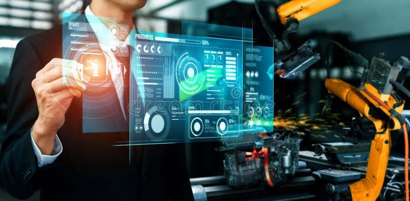 Advanced Robot Arm System for Digital Industry and Factory Robotic ...