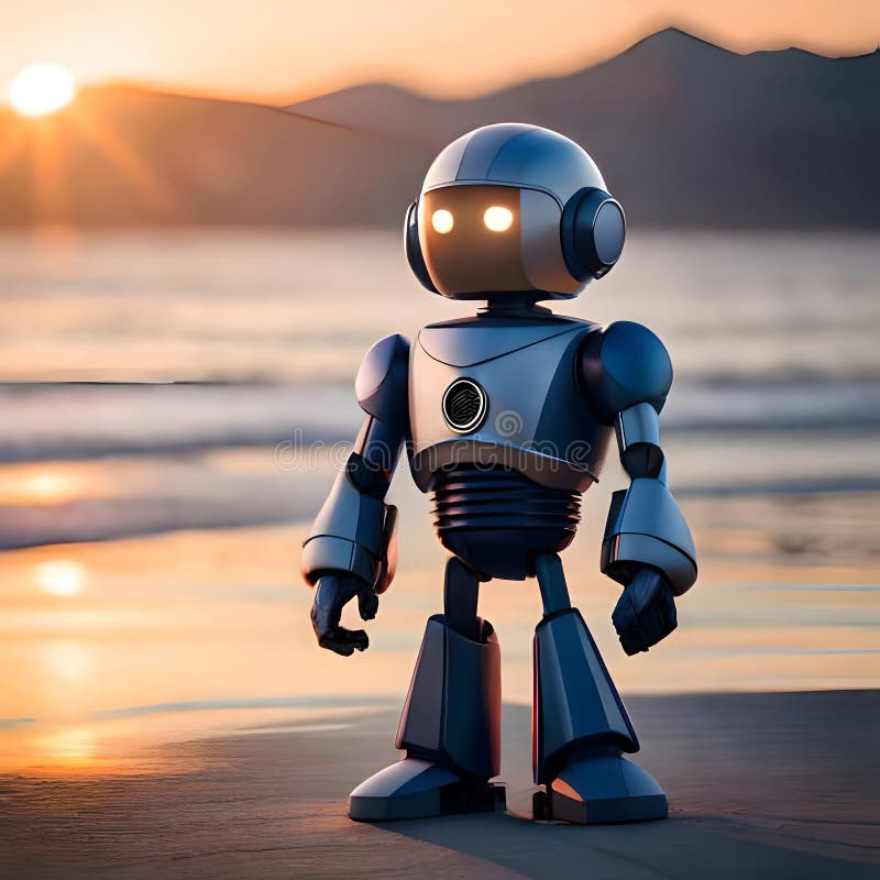 Advanced Robot Dog - Ai Generated Image Stock Illustration ...