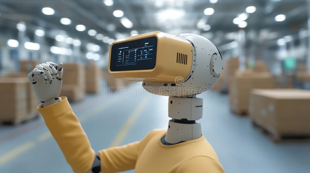 Advanced Robot Equipped with a Virtual Display Operates Efficiently in ...