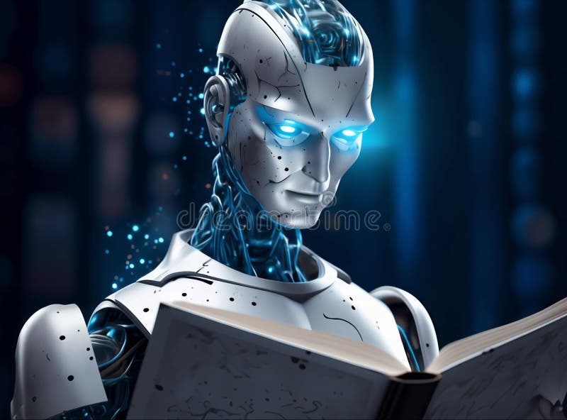 Advanced Robot Reading a Book in a Digital Environment. Generative AI ...