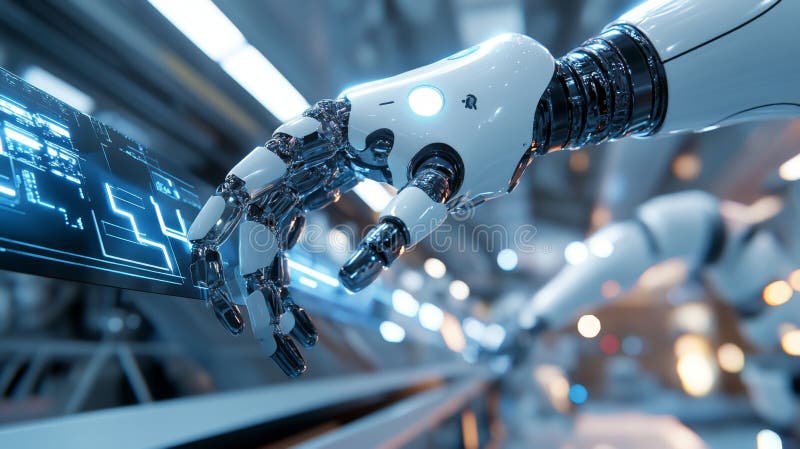 Advanced Robotic Arm with AI Vision for Precision Inspection Tasks ...