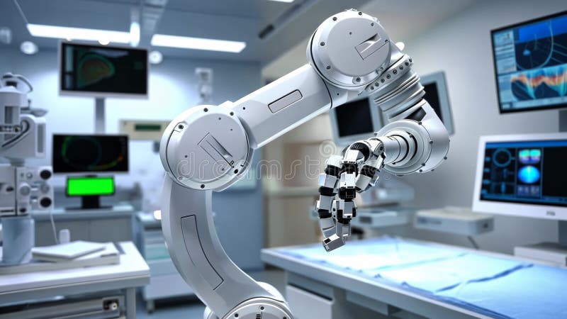 Advanced Robotic Arm Conducting Surgery with Meticulous Precision in a ...