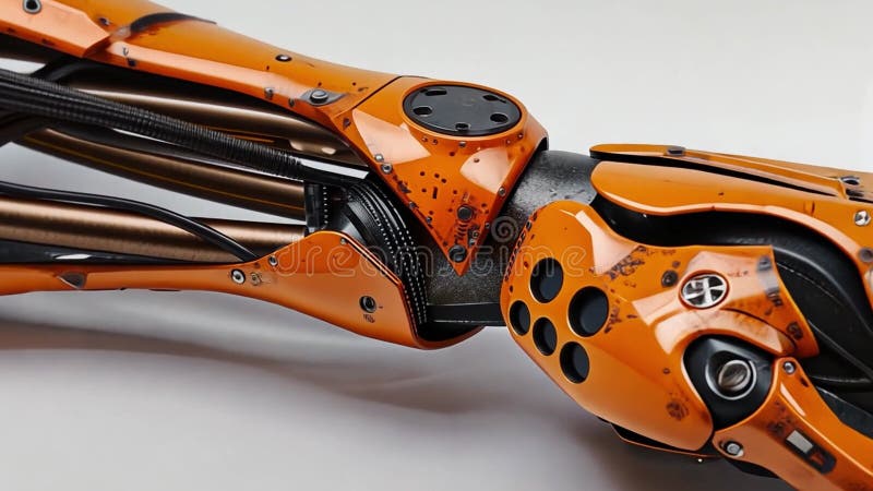 A Detailed View of an Advanced Robotic Arm Showcasing Intricate ...