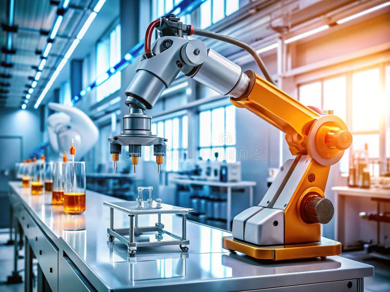 Advanced Robotic Arm Precision Assembly Revolutionizing Laboratory ...