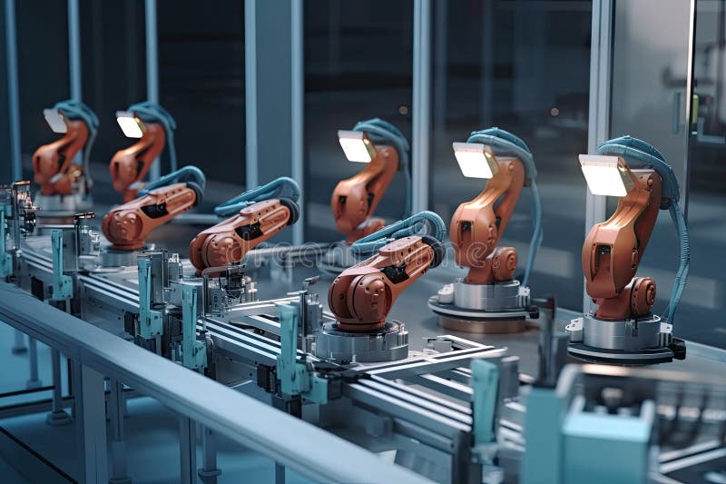 Advanced Robotic Assembly Line, with Robots Performing Delicate and ... Advanced Robotic Assembly Line, with Robots Performing Delicate and ...