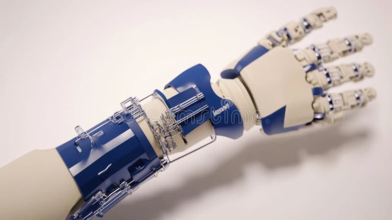 Advanced Robotic Hand Design Stock Illustration - Illustration of robot ...