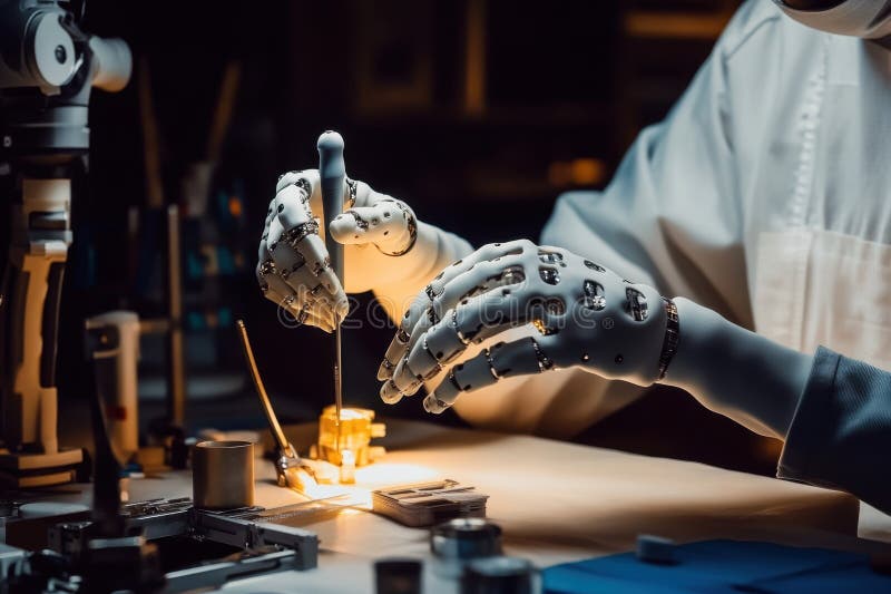 Advanced Robotic Hand Manipulating Components during a Precision ...