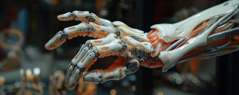 An Advanced Robotic Hand with a Sixth Finger Displayed at a Robotics ...