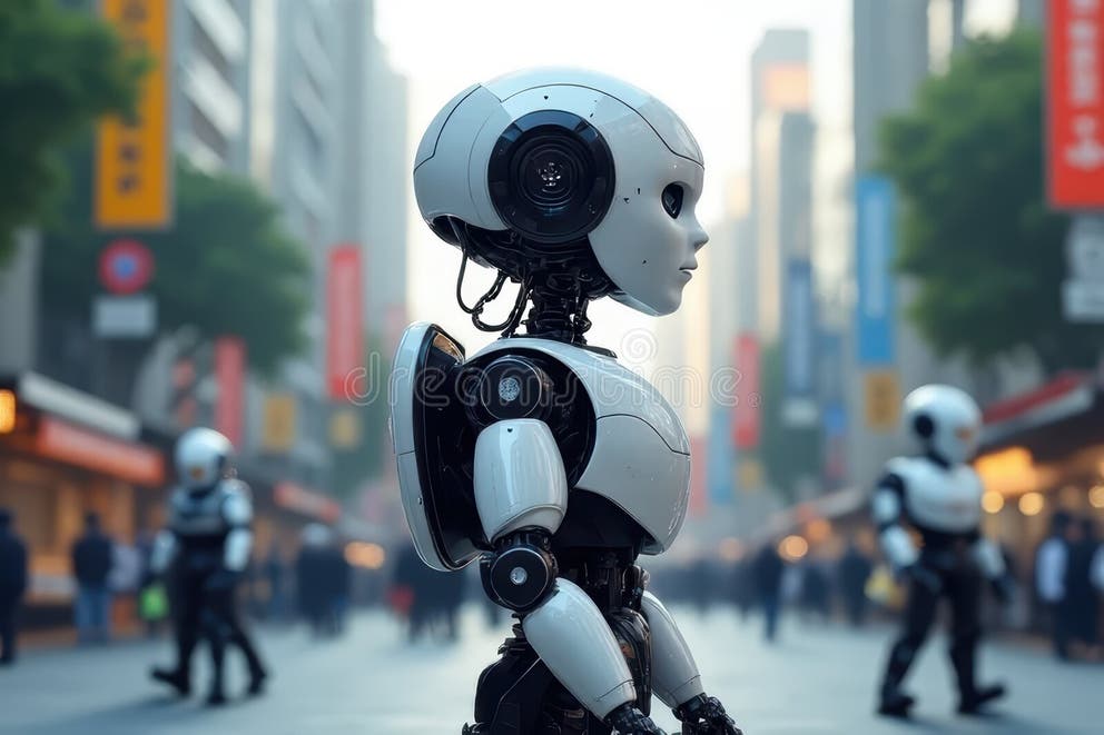 Advanced Robotic Interactions and Future AI Applications Stock ...