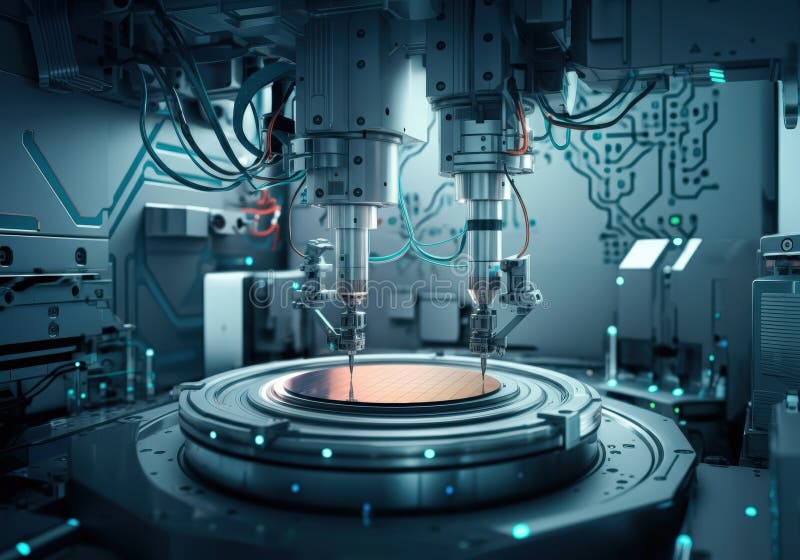 Advanced Robotic Machinery Performing Precision Manufacturing in a High ...