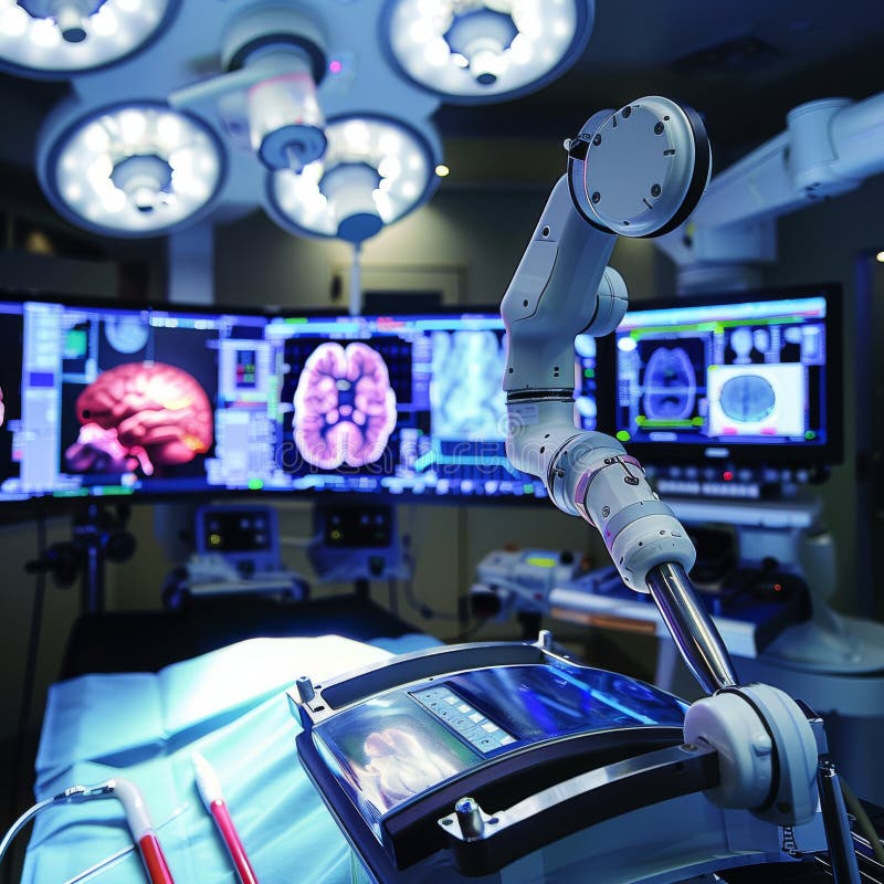 Advanced Robotic Medical System in a State-of-the-Art Laboratory Stock ...