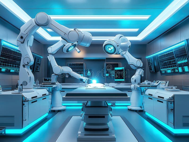 An Advanced Robotic Operation Room with a Large Operating Table and ...