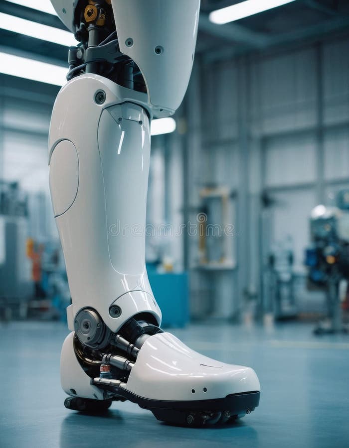 Advanced Robotic Prosthetic Leg Stock Image - Image of innovation ...