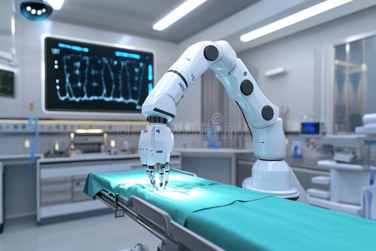 Advanced Robotic Surgery System Performs Precise Procedure in Modern ...