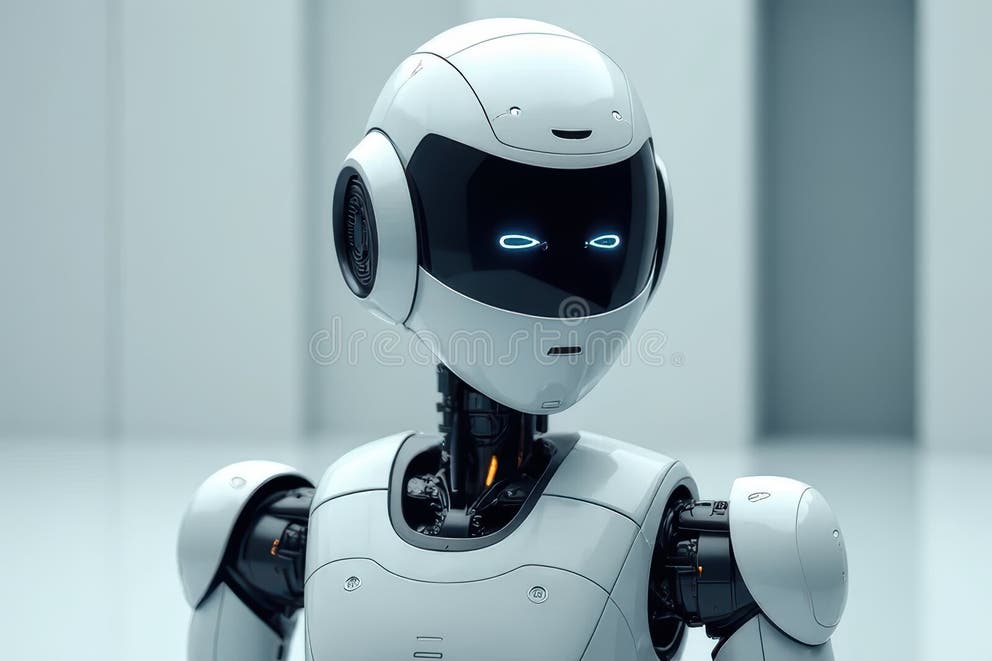 Advanced Robotic System stock illustration. Illustration of sensors ...