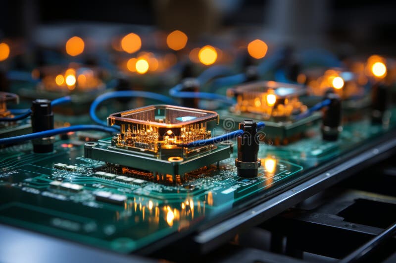 Automated Robots Efficiently Assembling Microcircuits in a Modern ...