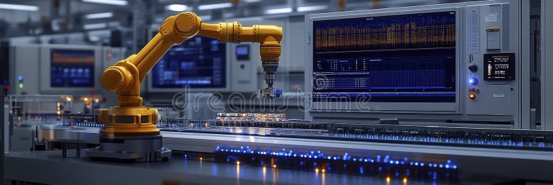 Advanced Robotic Systems in Operation, Technology Bloom Stock ...