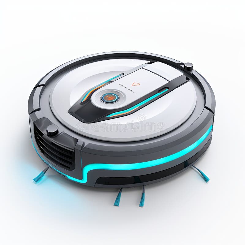 Sleek Robotic Vacuum Cleaner with Advanced Technology Design for Smart ...