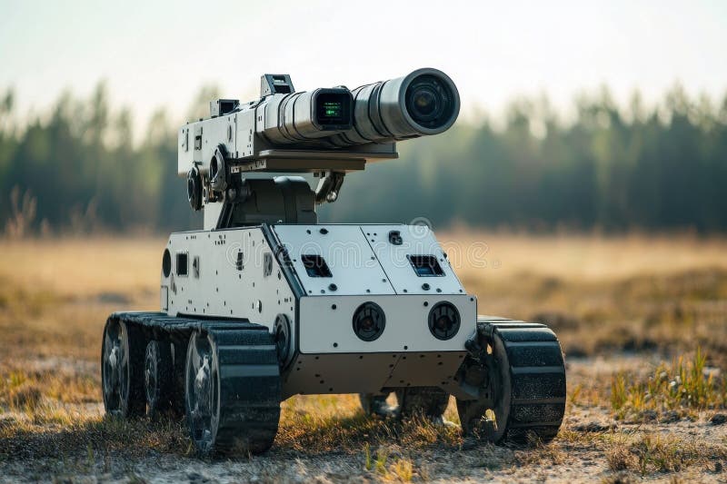 Advanced Robotic Vehicle Equipped with Missile Launcher in Outdoor ... Advanced Robotic Vehicle Equipped with Missile Launcher in Outdoor ...