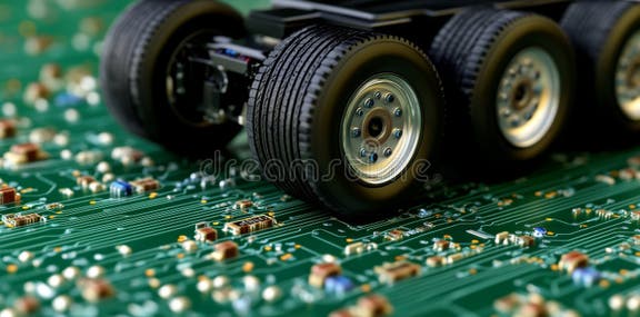 Advanced Robotic Wheels, Complete with High-tech Features and Intricate ...