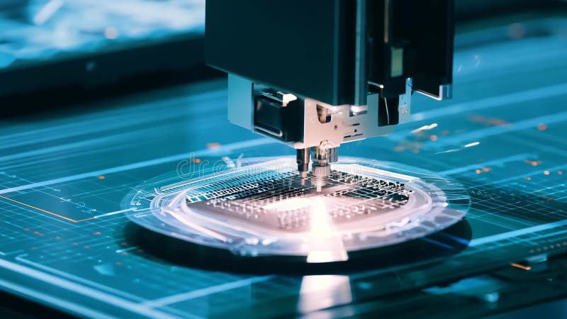 Advanced Robotics Crafting Microchip Precision Technology In Action Stock Footage Video Of