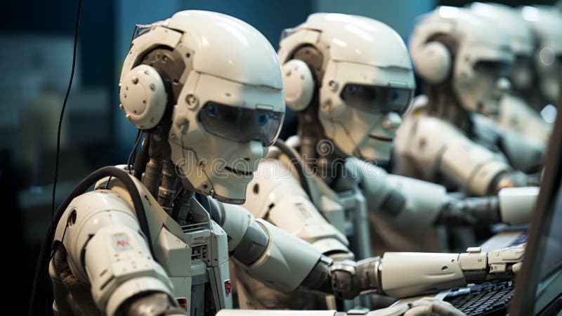 Advanced Robotics Engaging in Automated Tasks in a Tech Lab Stock Footage - Video of robots ...