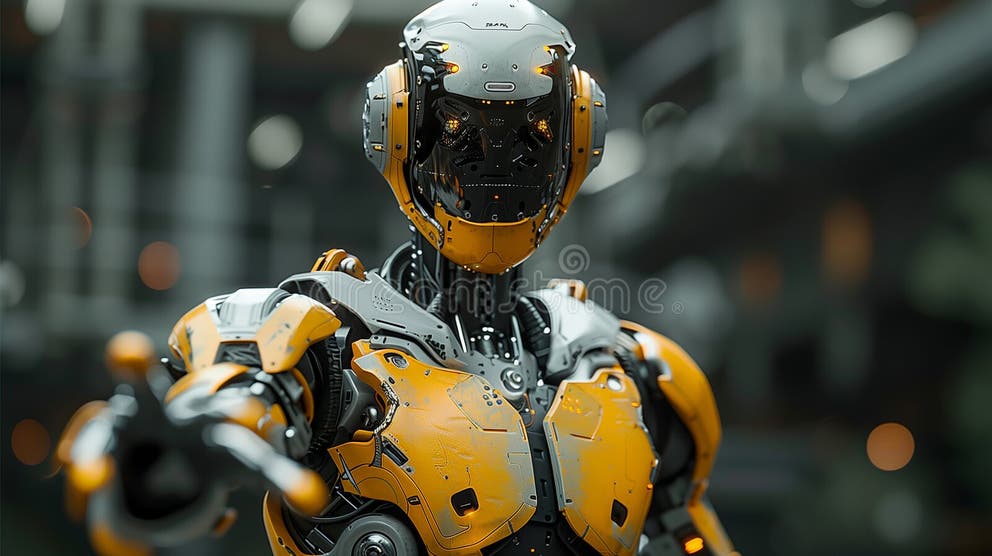 Advanced Robotics: Futuristic Android Model, Concept of Innovation ...