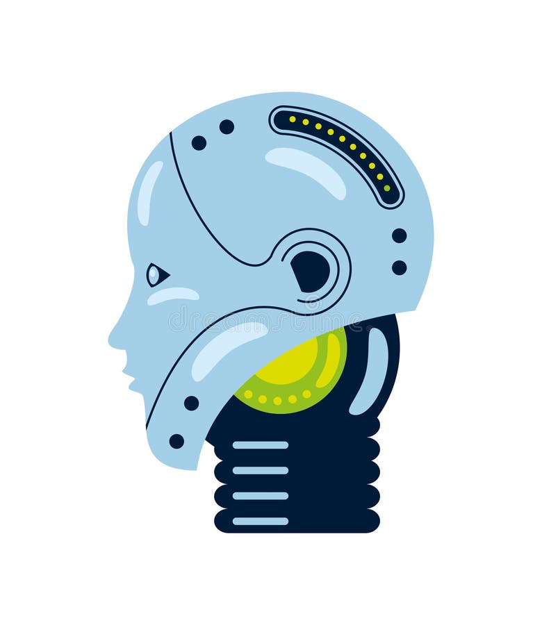 Advanced Robotics Intelligence Stock Vector - Illustration of smart ...